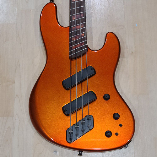 Dingwall Super J 4-string - Candy Tangerine | John Fox Bass