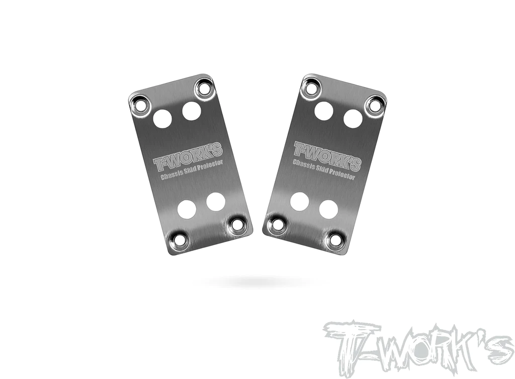 TO-220-B6.3 Stainless Steel Rear Chassis Skid Protector-Team Associated ...