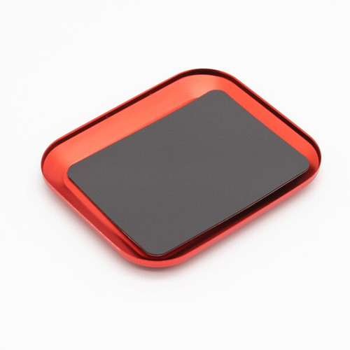 Mini Aluminum Alloy Screw Tray with Magnetic - Red | Outsiders RC