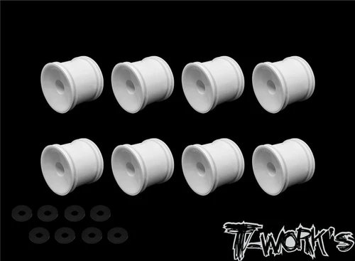 TE-238-AW-8 12mm Truck Wheel White ( Team Associated T4.3, T5M and T6.1 ...