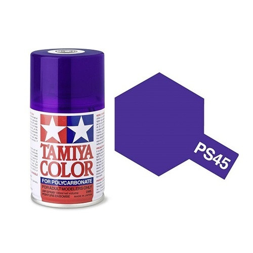 Tamiya PS-45 Translucent Purple Spray paint -75-T86045 | Outsiders RC