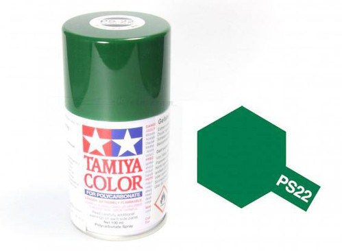 Tamiya PS-22 Racing Green Spray Paint- 75-T86022 | Outsiders RC