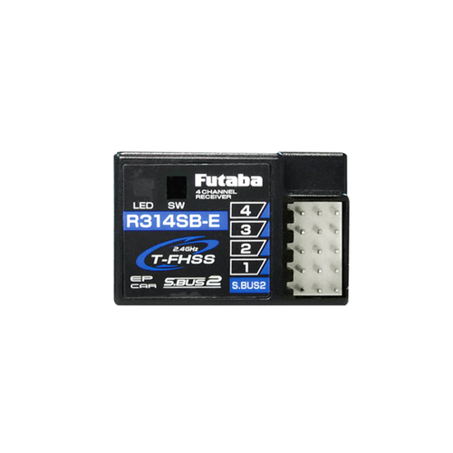 Futaba R314SB-E T-FHSS/S.Bus2 2.4Ghz 4Ch Receiver w/ Telemetry ...