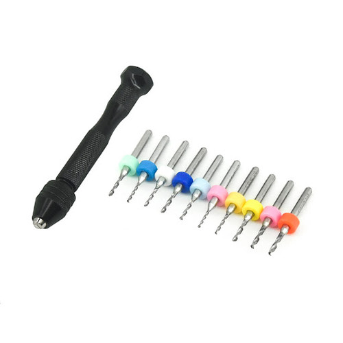 Shock Piston Drill Bit/Hand Drill Set 1.1MM - 2.0MM | Outsiders RC