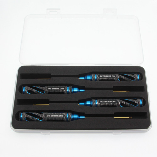 High End Luxury Blue Hex Screw driver Tools Kit - HELBTS | Outsiders RC