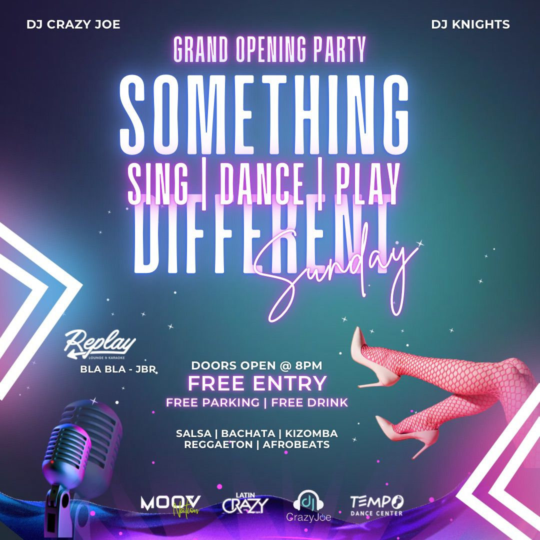 Something Different | SUNDAYS @ REPLAY | LATIN DANCE NIGHTS