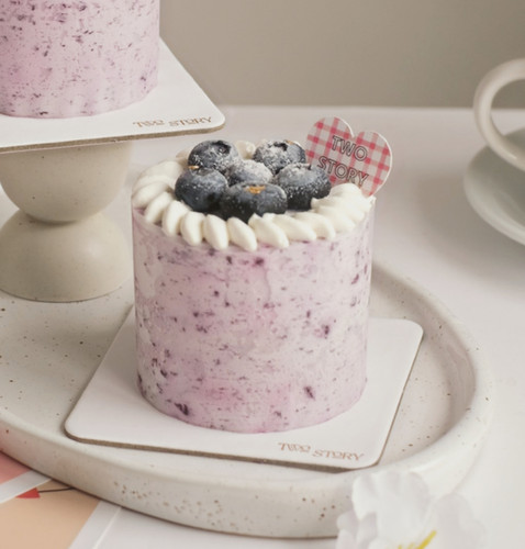 Mini Blueberry Cake | Two Story