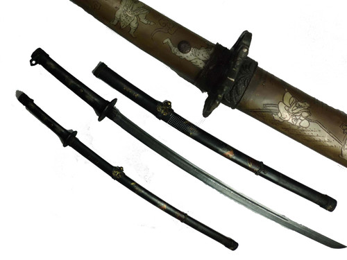 Antikk finish samurai sverd | Pentagon Army
