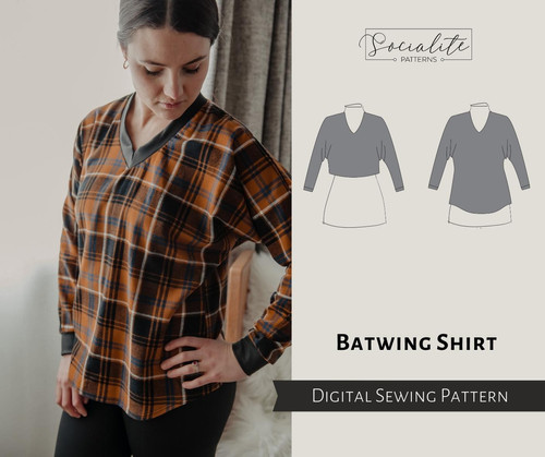 Batwing Shirt Pattern | Socialite Patterns