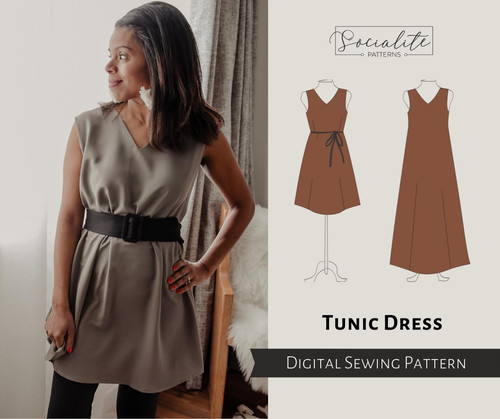 Tunic Dress Pattern | Socialite Patterns