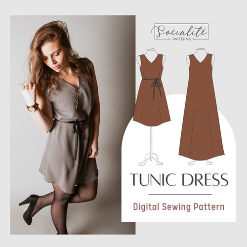 Tunic Dress Pattern | Socialite Patterns