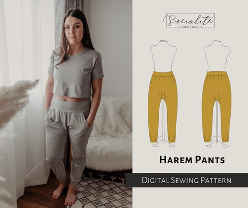 Harem Pants Pattern | Socialite Patterns