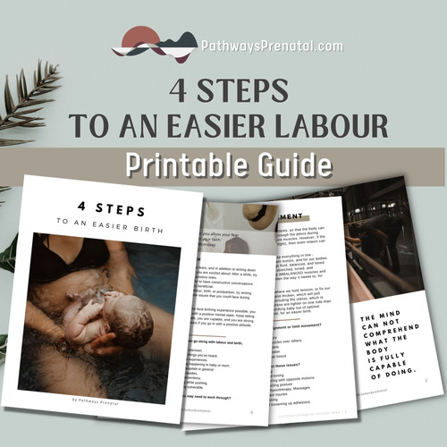 4 Steps To An Easier Birth | Pathways Prenatal