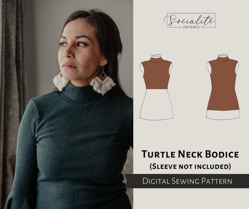 Turtle Neck Bodice Pattern | Socialite Patterns