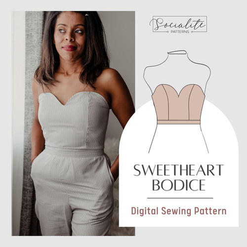 Sweetheart Bodice Pattern | Socialite Patterns