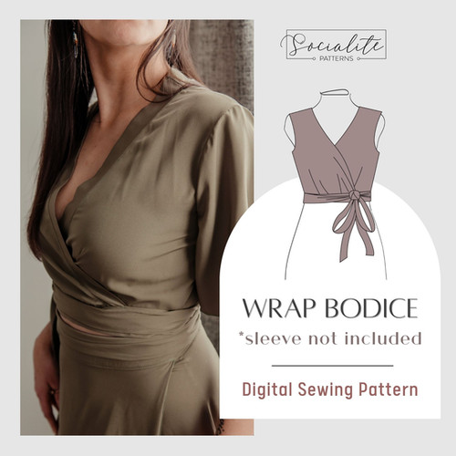 Wrap Bodice Pattern | Socialite Patterns
