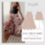 Full Circle Skirt Pattern | Socialite Patterns