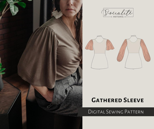 Gathered Sleeve Pattern | Socialite Patterns
