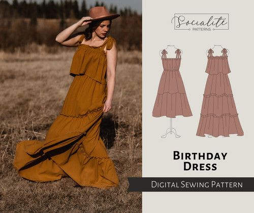 Birthday Dress Pattern | Socialite Patterns