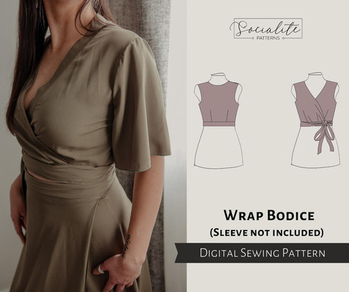 Wrap Bodice Pattern | Socialite Patterns