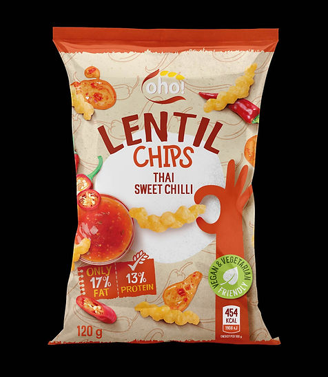 Oho Lentil Chips UK | Maple Bacon & Flaming Hot | GBB