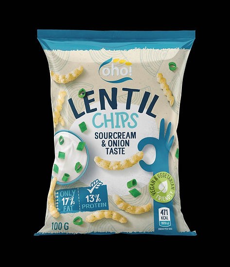 Oho Lentil Chips UK | Maple Bacon & Flaming Hot | GBB