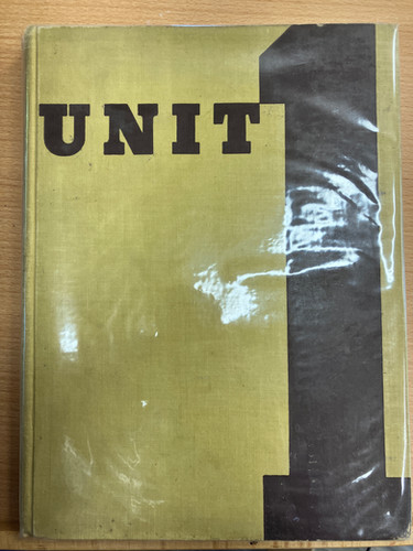 Unit 1 by Herbert Read (1934 first edition) | Zimmer Stewart