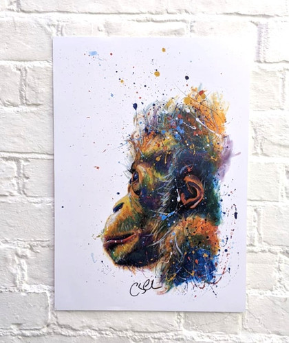 Otis the Orangutan | Chris William Art