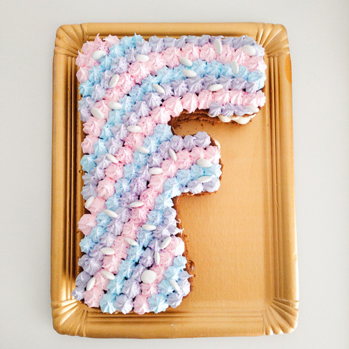Letter cake | Mamanegu