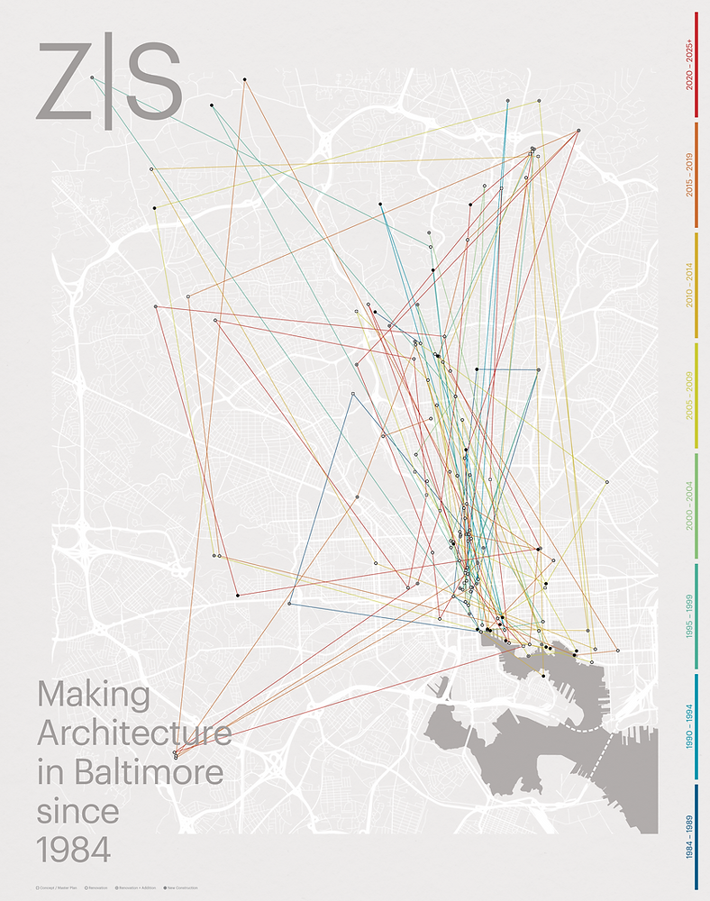 Mapping 40 Years in Baltimore – Ziger|Snead Architects