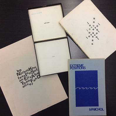 VISUAL POETRY | bpnichol