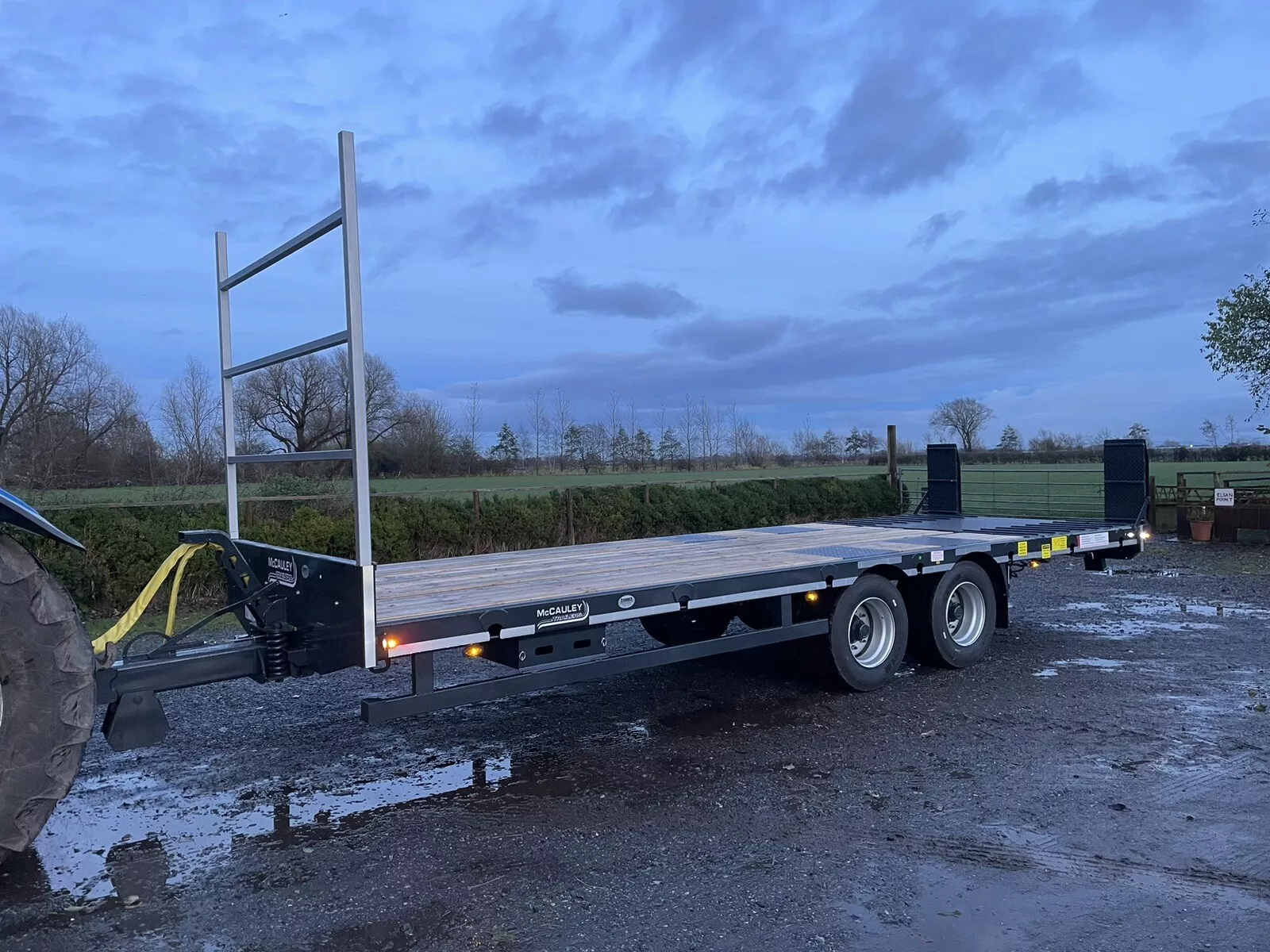 New McCauley Low Loader Tractor Trailer Hydraulic BeaverTail +VAT ...