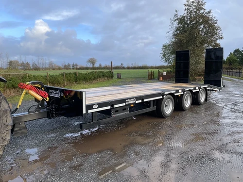 New McCauley Low Loader Tractor Trailer 23ft 9t In Stock +VAT | Tyson Sales