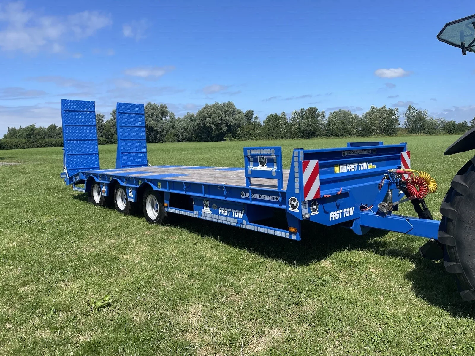 NEW HOGG - Low Loader Trailer Tractor - Hyd Ramps + VAT | Tyson Sales