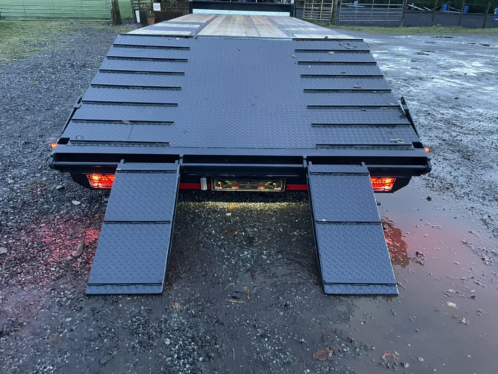 New McCauley Low Loader Tractor Trailer Hydraulic BeaverTail +VAT ...