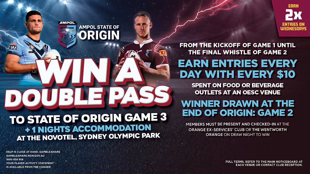 Win a Double Pass to State of Origin Game 3 and Experience the Excitement