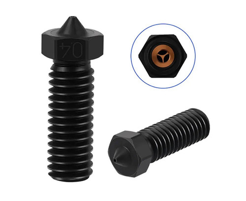 CHT High Flow Hardened Steel Volcano nozzle For Voron / Creality | Zee3D
