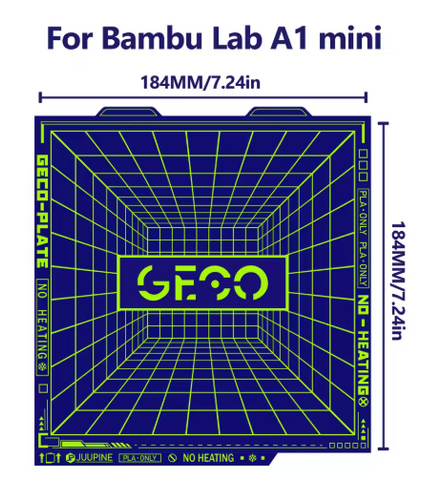 Geco Build Plate For A1 Mini | Zee3D