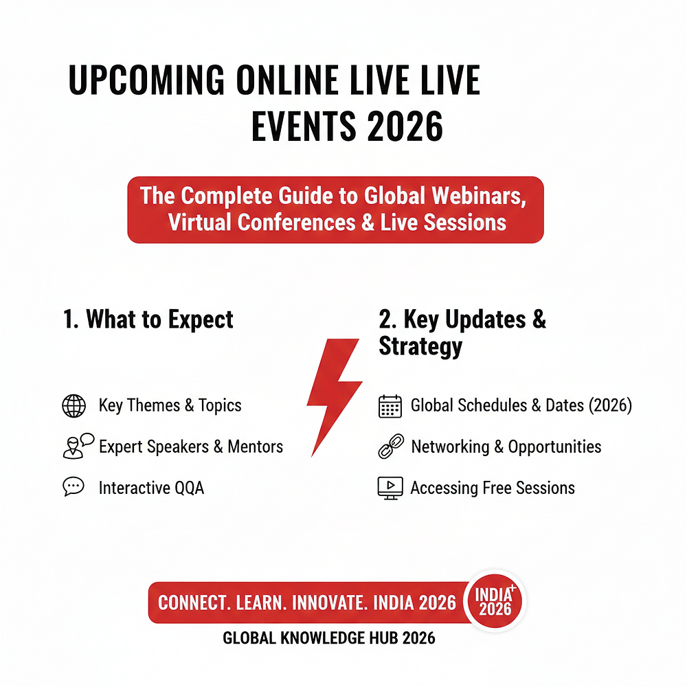 Upcoming Online Live Events 2026: The Complete Guide to Global Webinars ...