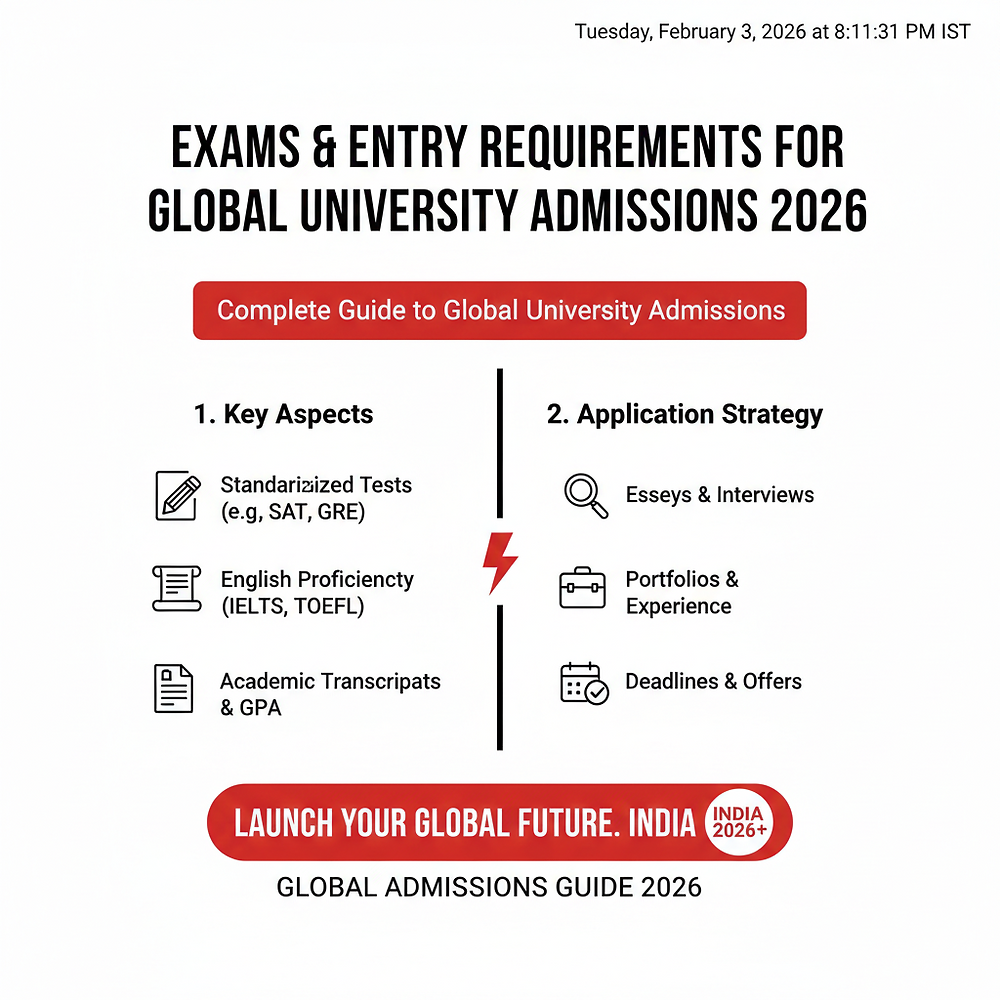 Exams & Entry Requirements 2026: Complete Guide to Global University ...