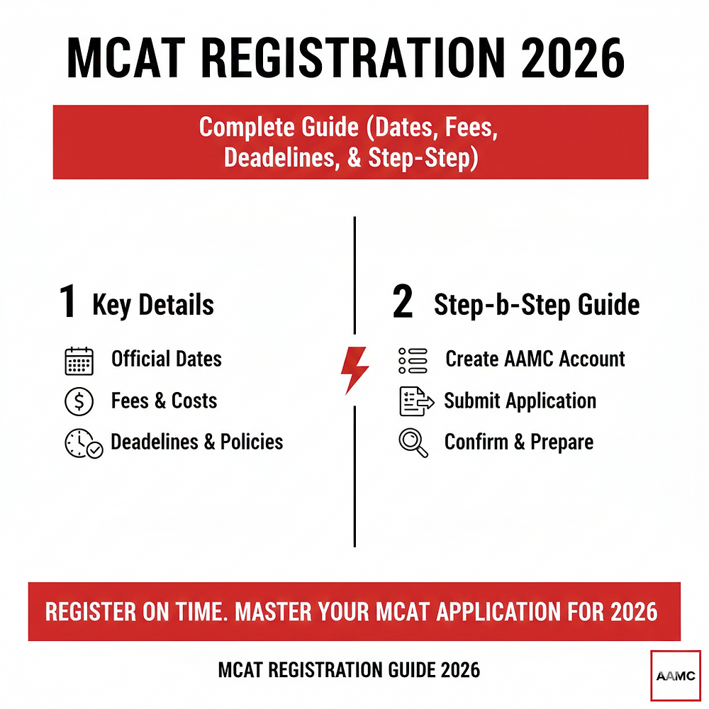 MCAT Registration 2026: Complete Guide (Dates, Fees, Deadlines, Step-by ...