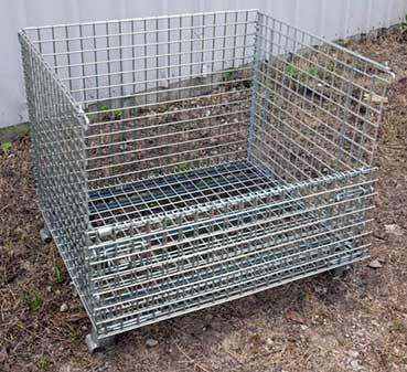 New Collapsible Wire Basket | Terminal Steel and Equipment, Co.