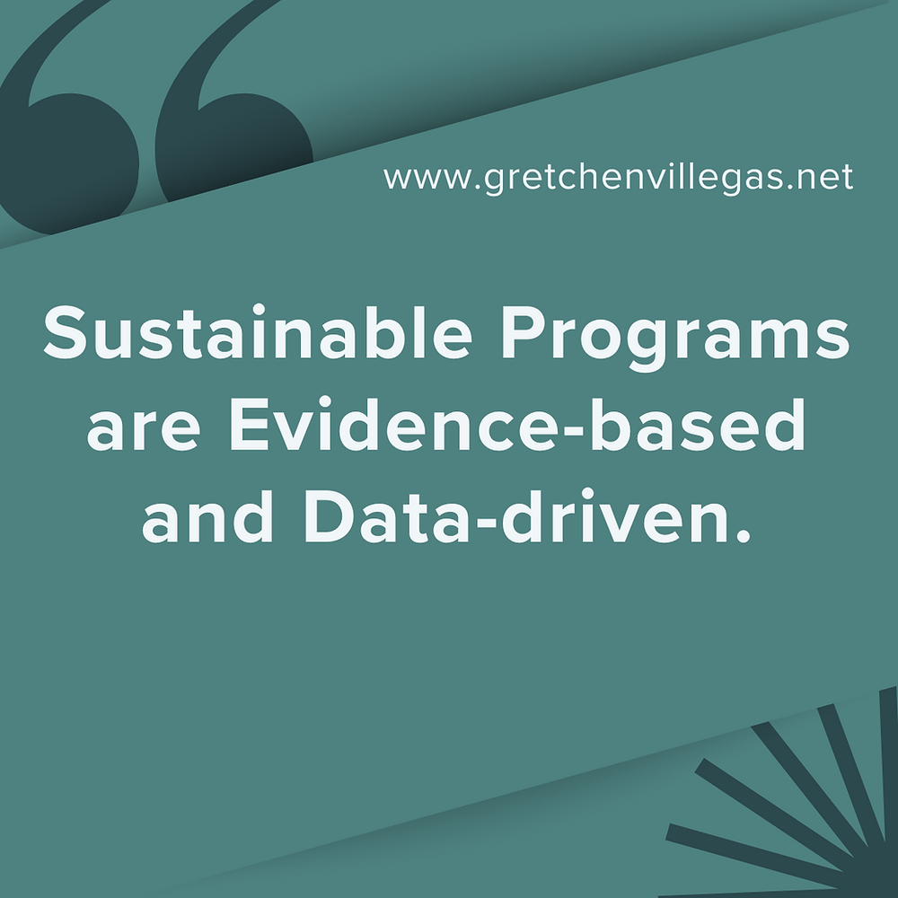 How do Global Development Professionals ensure Sustainable Programs?