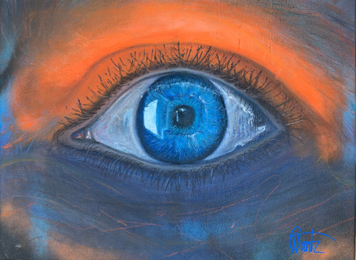 Abstract Eye Art Print | Art by NicholasGantz