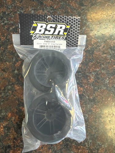 Bsr f4500-x-d 45 mm foam drag tire | brookylnhobbies