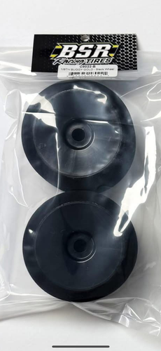 Bsr c8022-B 17 mm gold foam tires on black rims | brookylnhobbies