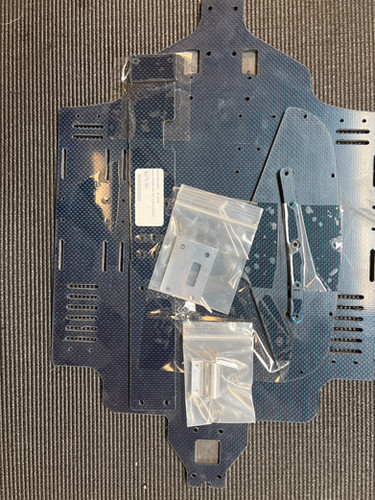 Saga 360 mm Arrma conversion carbon fiber chassis | brookylnhobbies