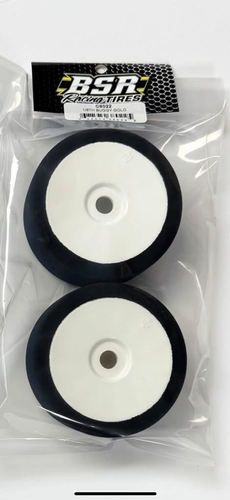 Bsr gold 17mm foam tires c8022 white rims | brookylnhobbies
