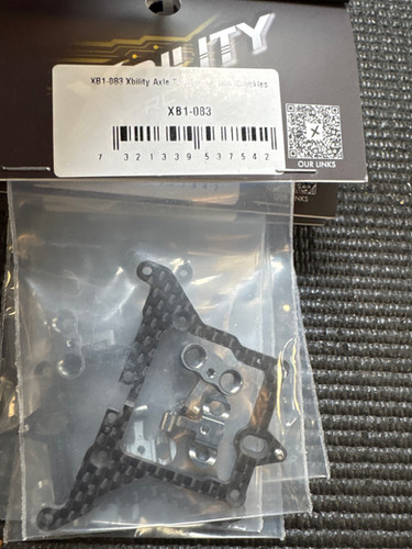 Xbility axle tray for -1 mm knuckles | brookylnhobbies