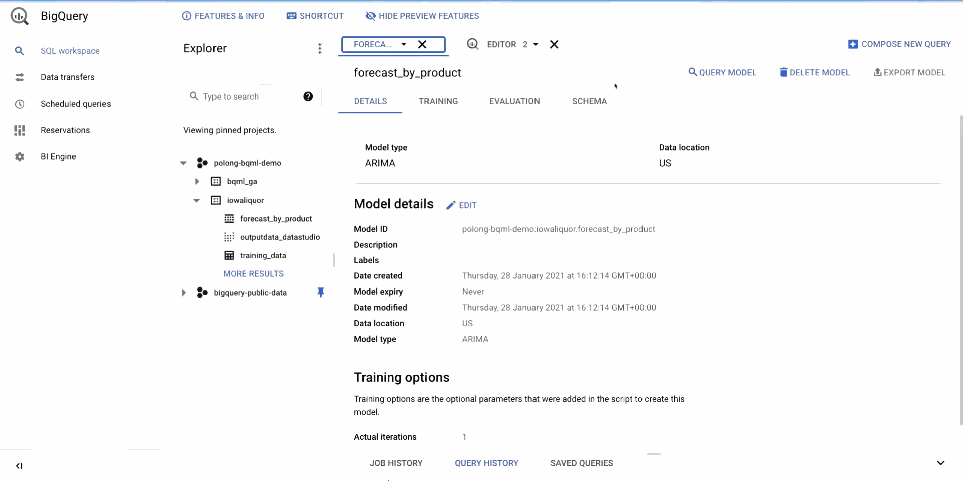 Demand Forecasting with BigQuery ML for Smarter Inventory & Supply Chain Optimization
